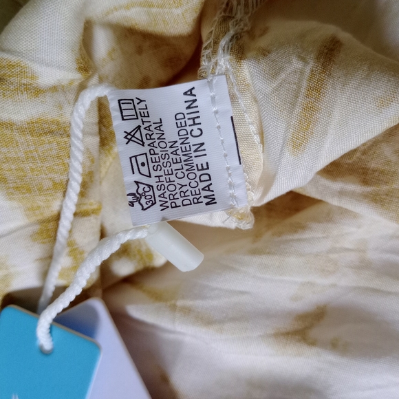 Cupshe | Dresses | Cupshe Yellow Tiedye Beach Coverup Maxi Dress | Poshmark